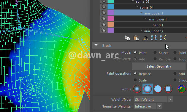 [Maya]Rigging 02 - Skinning